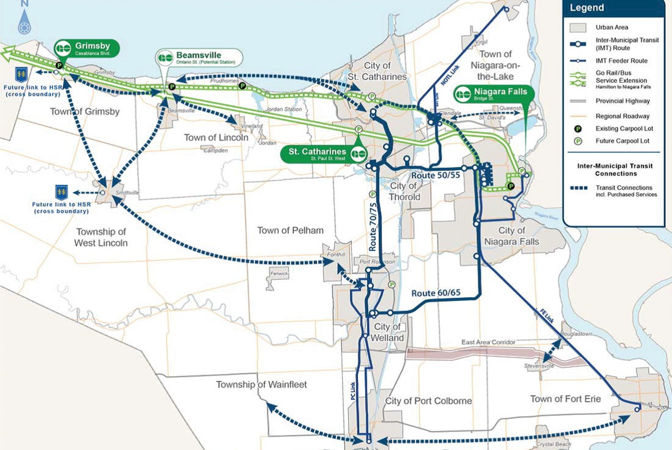 GO Train service on its way to Niagara
